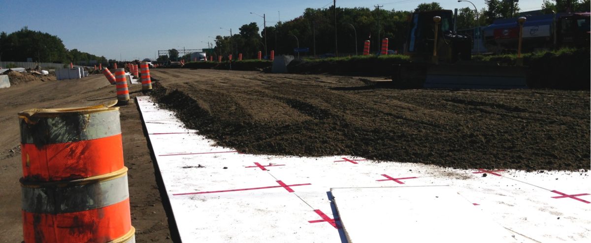 Bloc isolation en polystyrène expansé - Contruction de Route - Legerlite